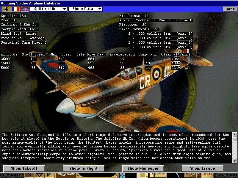 Achtung Spitfire - Old Games Download