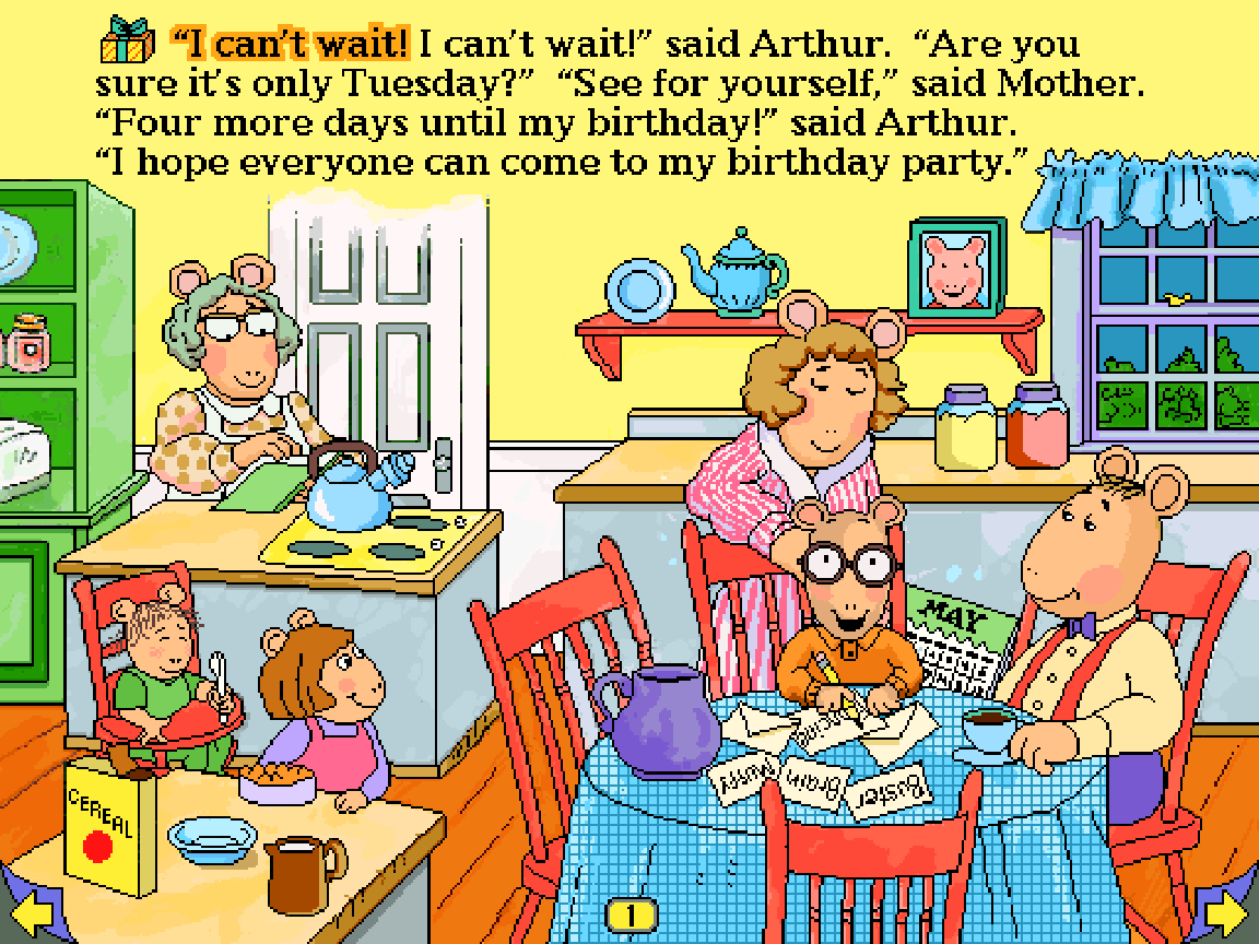 Arthur's Birthday - Old Games Download