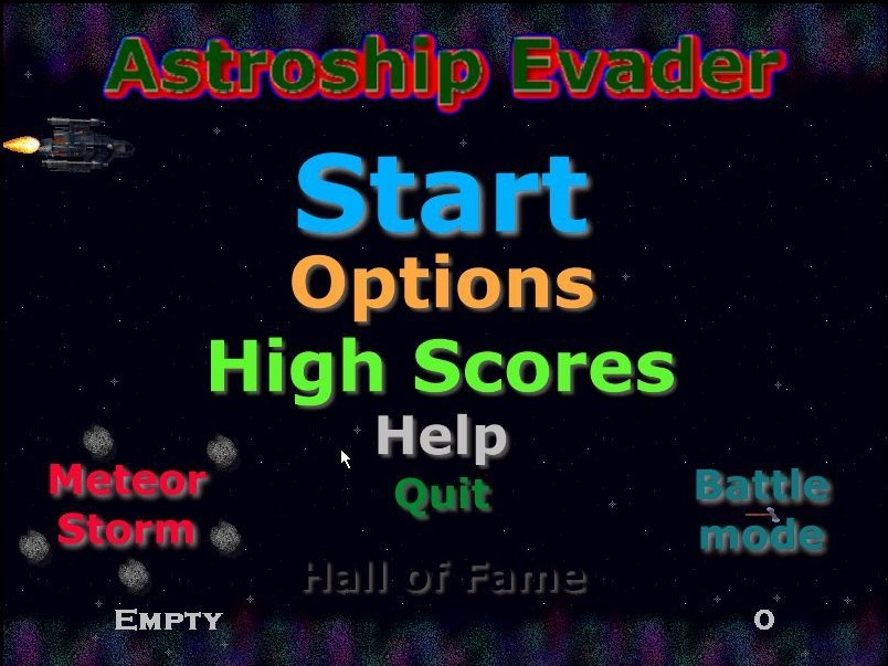 Astroship Evader - Old Games Download
