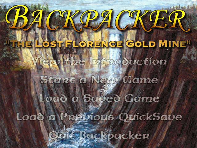 Backpacker: The Lost Florence Gold Mine - Old Games Download