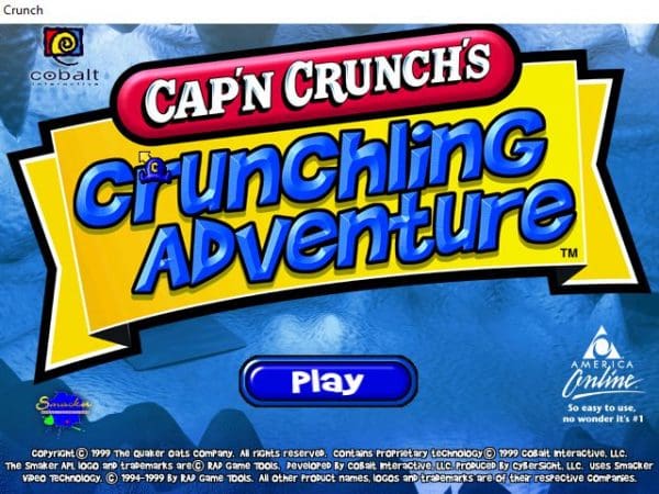 Cap'n Crunch's Crunchling Adventure - Old Games Download