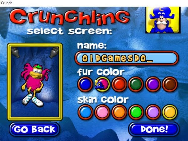 Cap'n Crunch's Crunchling Adventure - Old Games Download