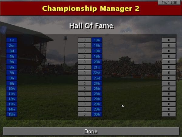 Championship Manager 96/97 - Old Games Download
