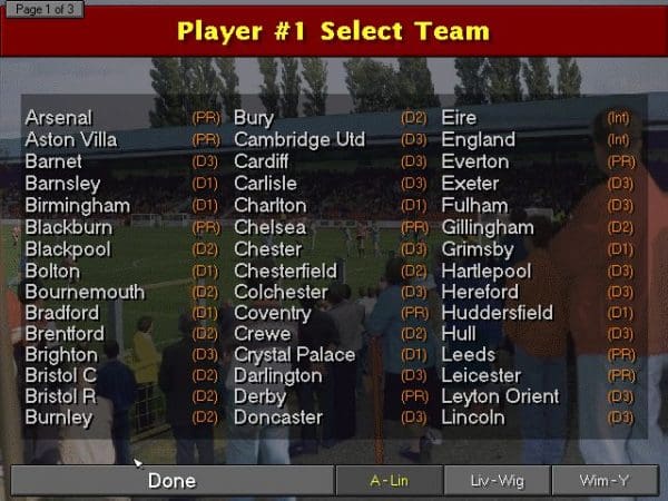 Championship Manager 96/97 - Old Games Download