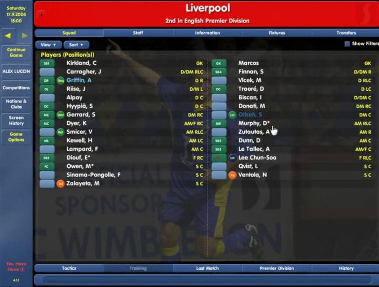 Championship Manager: Season 03/04 - Old Games Download