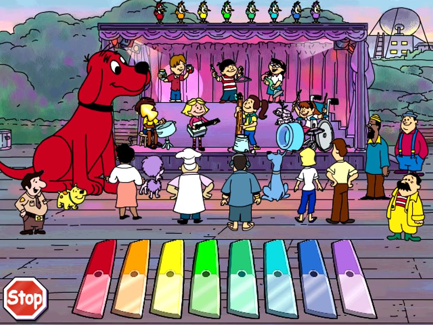 Clifford Musical Memory Games - Old Games Download