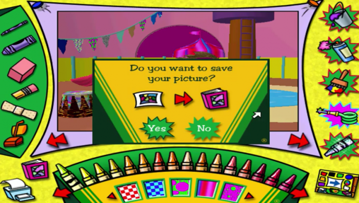 Crayola Magic 3D Coloring Book: Favorite Places - Old Games Download