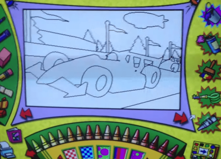 Crayola Magic 3D Coloring Book: Vehicle Voyages - Old Games Download