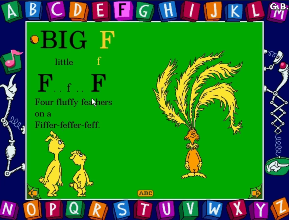 Dr. Seuss Reading Games - Old Games Download