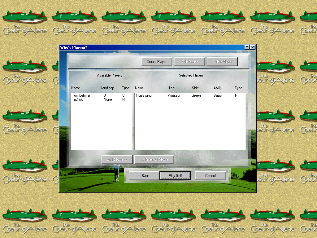 Front Page Sports: Golf - Old Games Download