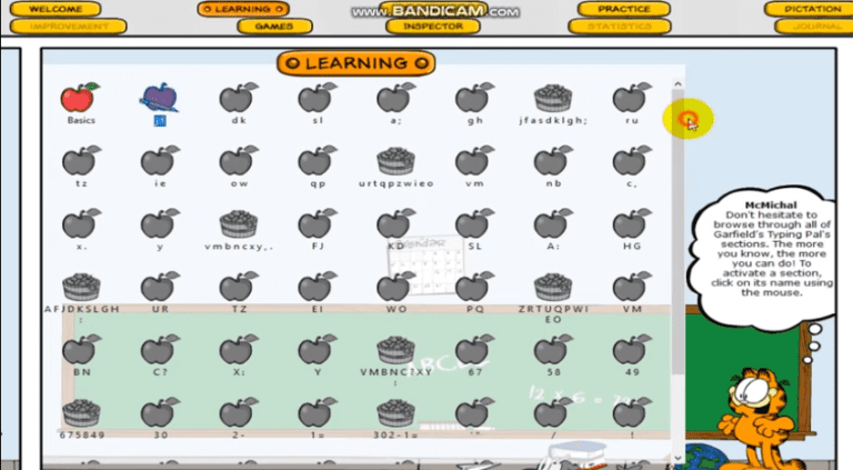 Garfield's Typing Pal - Old Games Download