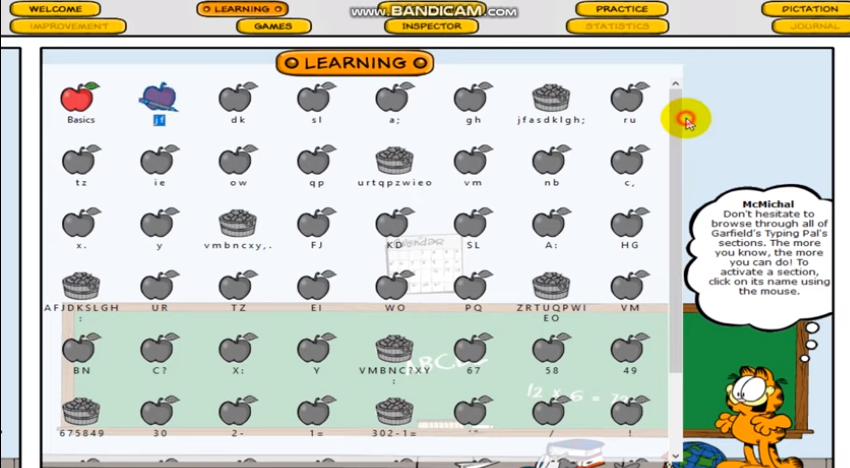 Garfield's Typing Pal - Old Games Download