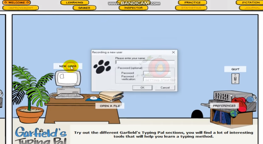 Garfield's Typing Pal - Old Games Download