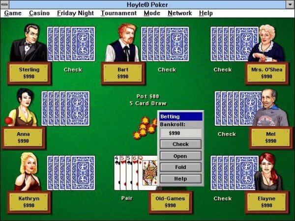 Hoyle Poker - Old Games Download