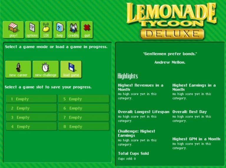 Lemonade Tycoon - Old Games Download