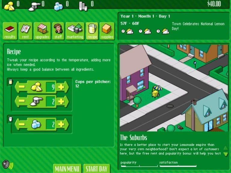 Lemonade Tycoon - Old Games Download
