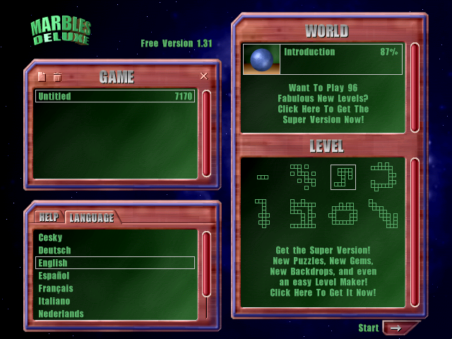 Marbles Deluxe - Old Games Download