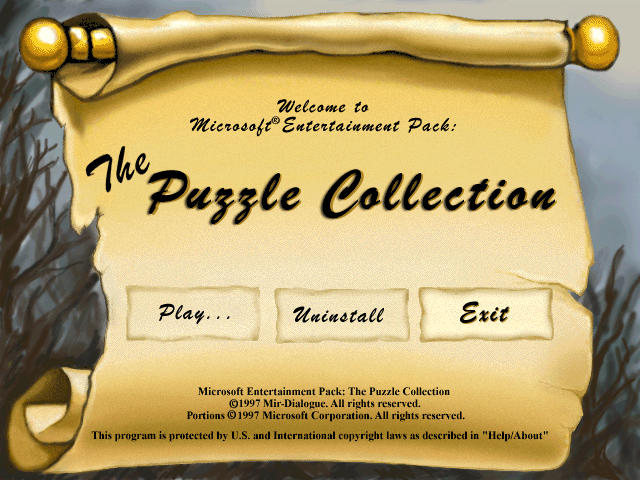 Microsoft Entertainment Pack: The Puzzle Collection - Old Games Download