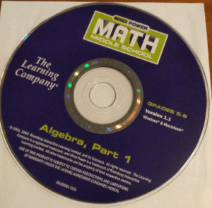Mind Power Math Middle School Algebra - Old Games Download