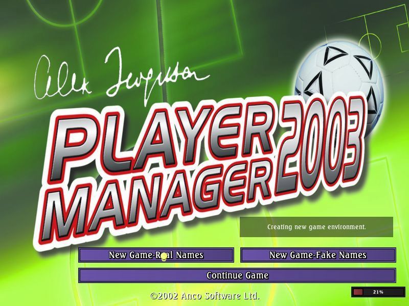 Player Manager 2003 - Old Games Download
