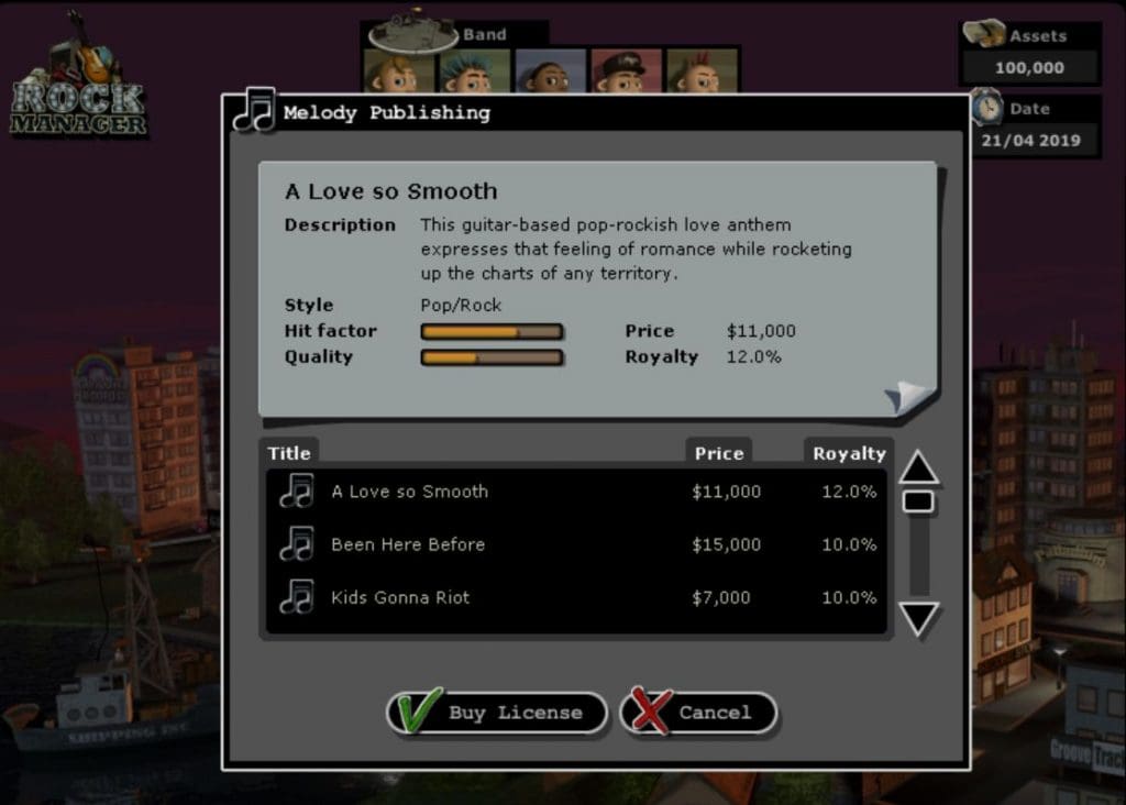 Rock Manager - Old Games Download