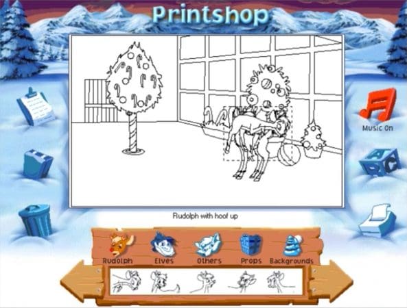 Rudolph The Red-Nosed Reindeer's Magical Sleigh Ride - Old Games Download