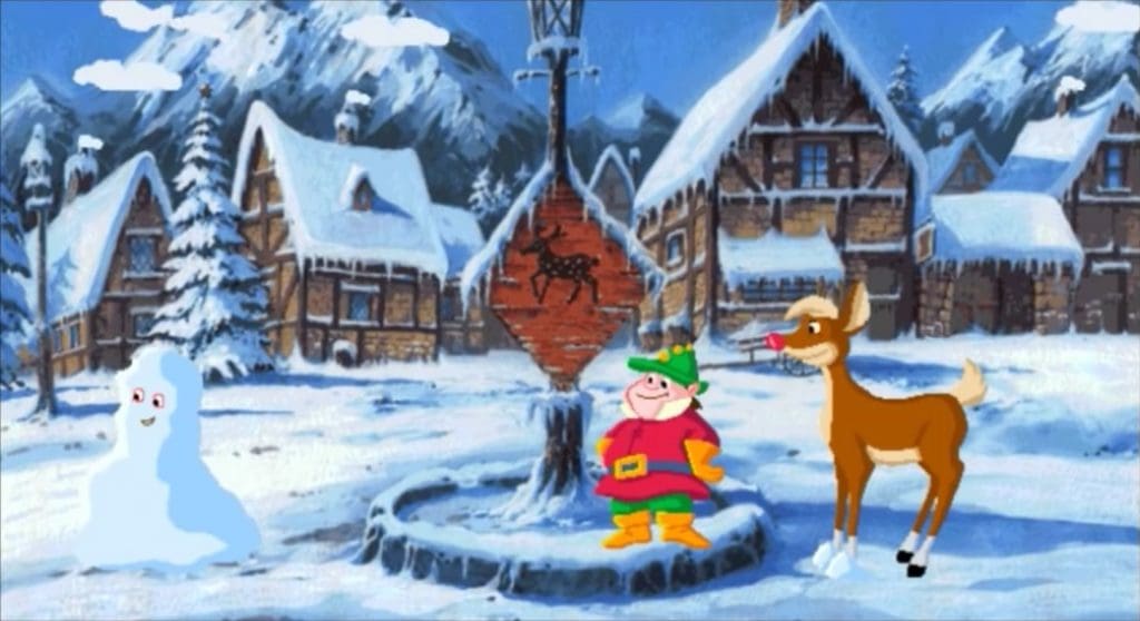 Rudolph The Red-Nosed Reindeer's Magical Sleigh Ride - Old Games Download