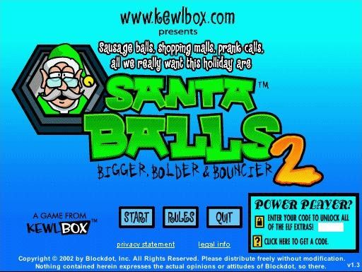 Santa Balls 2: Bigger, Bolder & Bouncier - Old Games Download