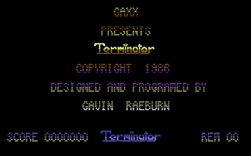 Terminator (Commodore 64) - Old Games Download