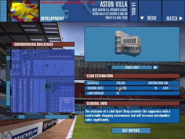 The F.A. Premier League Football Manager 2001 - Old Games Download