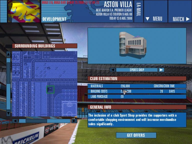 The F.A. Premier League Football Manager 2001 - Old Games Download