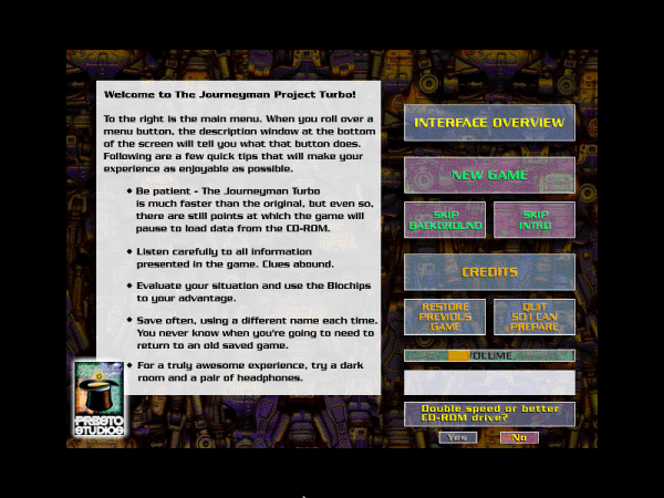 The Journeyman Project Turbo! - Old Games Download