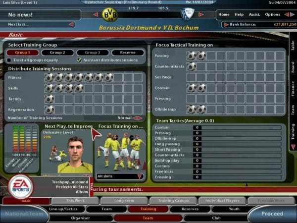 Total Club Manager 2005 - Old Games Download