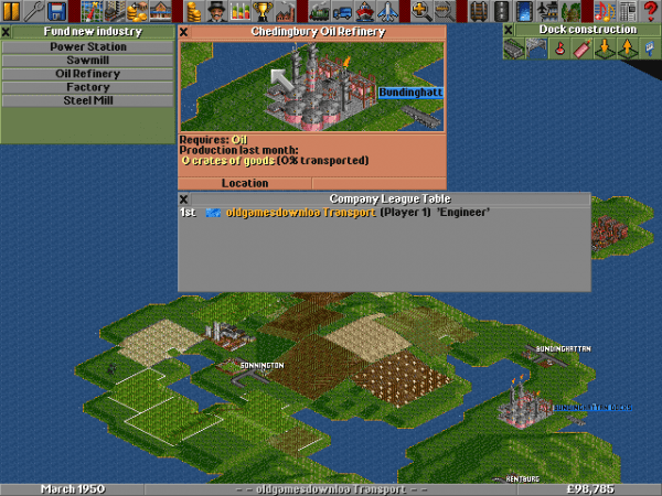 Transport Tycoon Deluxe - Old Games Download